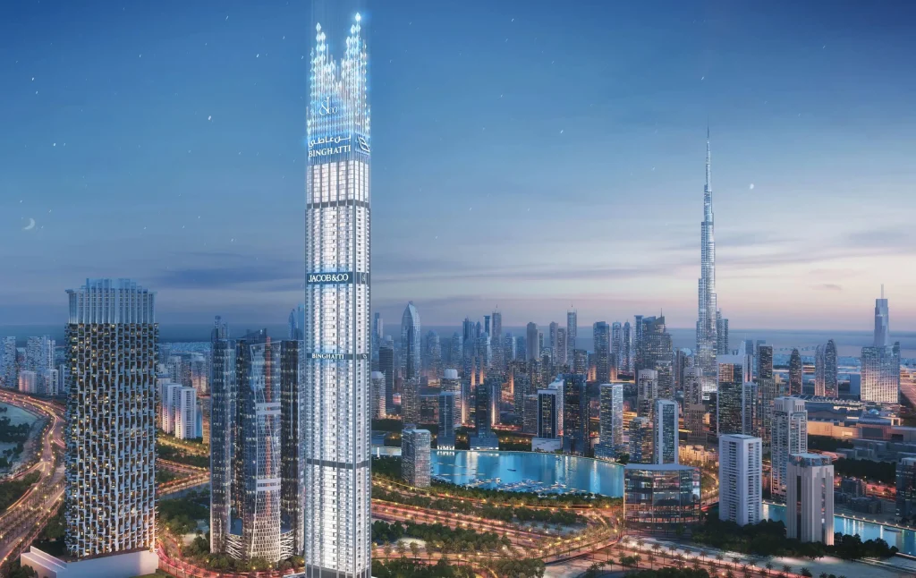 Burj Binghatti Jacob & Co: the tallest residential tower in the world ...